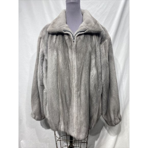 Flight | Jackets & Coats | Sapphire Mink Mens Jacket Bomber 38475 ...